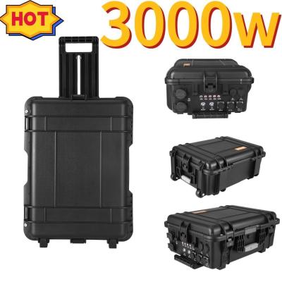 China Emergency Portable Power Station 3000W Solar Generator Backup for sale