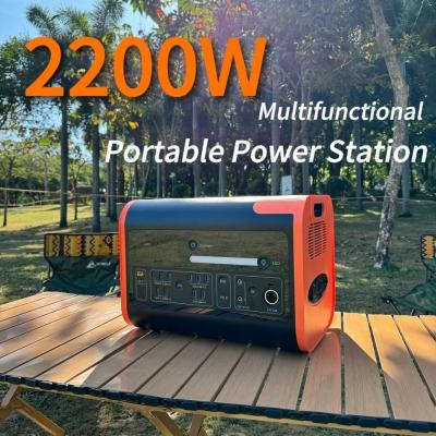 China 2000wh Solar Energy Input Portable Power Station for Outdoor Camping and Travel for sale