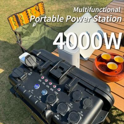 China 4000W Solar Charging Banks for Camping and Home Backup Power AC Output Current 15A Max for sale