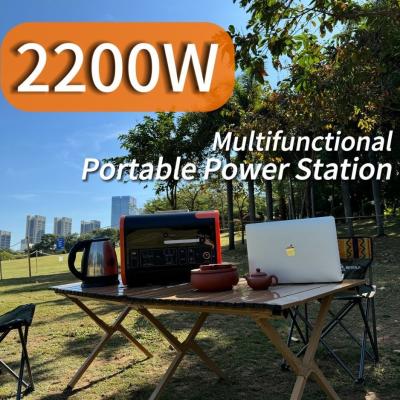 China AC Output Voltage 220V±5% 2200W Portable Power Station 2220wh 2000W Solar Generator for sale