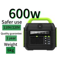 China 6kg Portable Power Station 576wh Mini Solar Generator Black Green for sale
