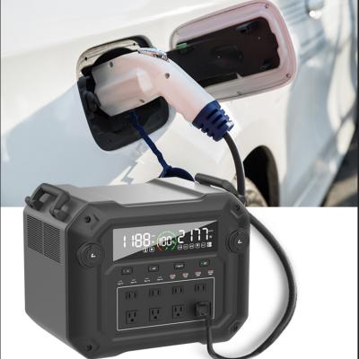 China 3600W Pure Sine Wave Portable Power Station LiFePO4 Solar Energy Storage BMS Battery Supply for sale