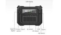 China 3600W Pure Sine Wave Portable Power Station LiFePO4 Solar Energy Storage BMS Battery Supply for sale