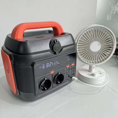 China 600W Portable Solar Generator Outlet Backup Bank Outdoor Source Power Station for sale