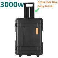 China 6000W LiFePO4 Battery Peak Power 4000W 7000W Outdoor Camping Mobile Power Station for sale