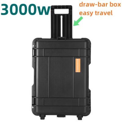 China 6000W LiFePO4 Battery Peak Power 4000W 7000W Outdoor Camping Mobile Power Station for sale