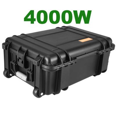China Outdoor Camping Solar Power Bank 500W 4000W 2000W 3000W with Lithium Battery Charger 110V/220V for sale