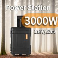 China 3kw Pure Sine Wave Portable Mobile Charging Power Station with CE.Un38.3 Certification for sale