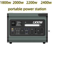 China Solar Power Station 220V AC Output Portable Power Supply Black Output Frequency 50/60Hz for sale