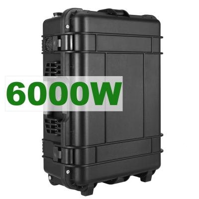 China 6000W Portable Outdoor Power Bank ST-60 Solar Generator Power Station for Outdoor for sale