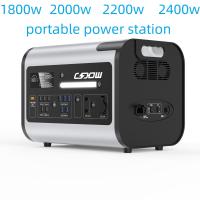 China Pure Sine Wave LiFePO4 220V Household Outdoor Mobile Power Station 2200W Energy Storage for sale