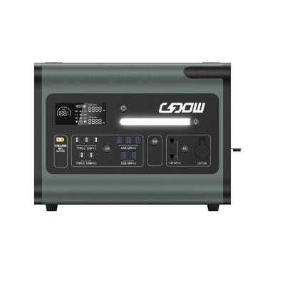 China LiFePO4 Lithium Battery 2200W AC Solar Generator Portable Power Station for Emergency for sale