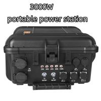 China LT-30 Black Colour 3000W Power Lithium Battery Pull Rod Portable Solar Power Station for sale
