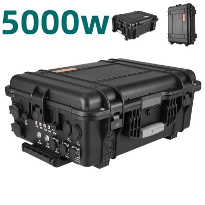 China Fireproof Housing Portable Power Station with 8000W Peak Power and AC110/220V Inverter for sale