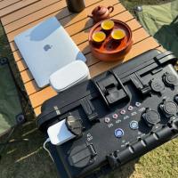 China Black 6kw Power Station ABS Alloy Outdoor Portable Power Supply for Outdoor Adventures for sale