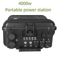 China Large-Capacity LiFePO4 220V 4000W Multi-Functional Mobile Power Station for Emergency for sale