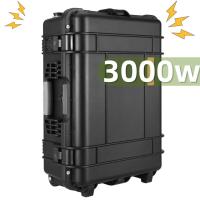 China All Socket Type 3000W LiFePO4 Battery Portable Power Station with Peak Power of 6000W for sale
