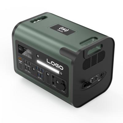 China 2200W Solar Generator Portable Power Station for AC/DC/PV Charging and Large Capacity for sale
