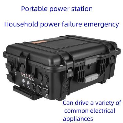 China CE.Un38.3 Certified 3000W LiFePO4 Outdoor Portable Power Station with USB/Type-C 18W Max for sale
