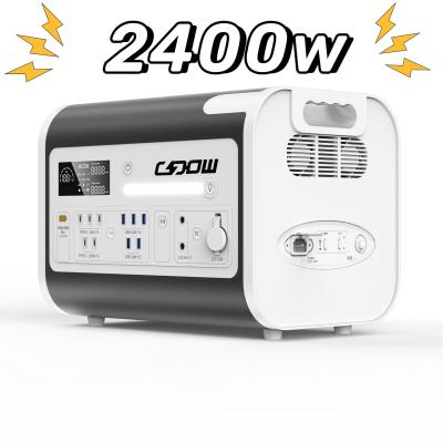 China Camping Power Station with Solar and AC Charge Output Voltagefluctuation Range -5%-5% for sale