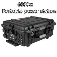 China 6000W Large Capacity Solar Power Station Output Power 100-120V-3000W50Hz/60Hz Tunable for sale
