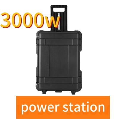China AC Pure Sine Wave Output High Capacity 110V/220V Home or Outdoor Camping Power Station for sale