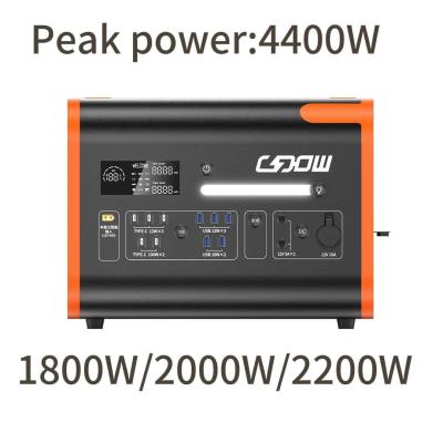 China 2200W Portable Generator with AC/DC 230V Output Power Bank and Wireless Charging 15W for sale