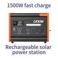 China Portable Rechargeable Solar Power Station 2200W LiFePO4 Battery Generator for Outdoor for sale