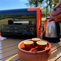 China 15W Wireless Charging LED Lighting Portable Mobile Power Station for Car and Solar System for sale