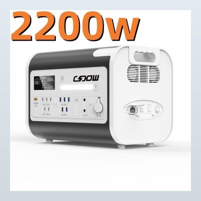 China AT22 Outdoor Portable Power Station with Panel AC Output and Lithium Iron Phosphate Battery for sale