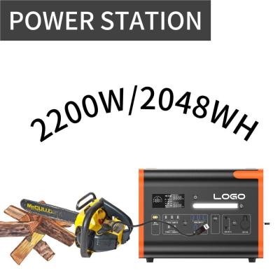 China 1500W Portable Mobile Generator Solar Power Station Fast Charge Uninterrupted Power Supply for sale