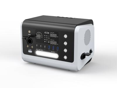 China BMS Protected 600W Solar System Mobile Power Battery Generator Portable Power Station for sale