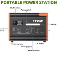 China 1500W Fast Charge Portable Power Supply 2000W UPS Mobile Power Station Solar Panel for sale