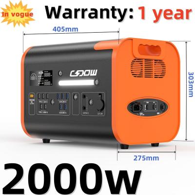 China 4400W Peak Power Portable Battery Standby Power Station and Solar Panels for Energy for sale