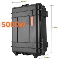 China Peak Power 8000W LT-50 EU US Universal Socket Pure Sine Wave DC AC Inverter Power Station for sale