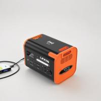 China Flame Retardant Grade UL94V Portable Power Station Solar Mobile Power Black with Orange for sale