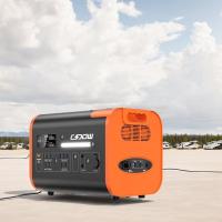 China Flame Retardant Grade UL94V Portable Power Station Solar Mobile Power Black with Orange for sale