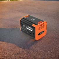 China Flame Retardant Grade UL94V Portable Power Station Solar Mobile Power Black with Orange for sale