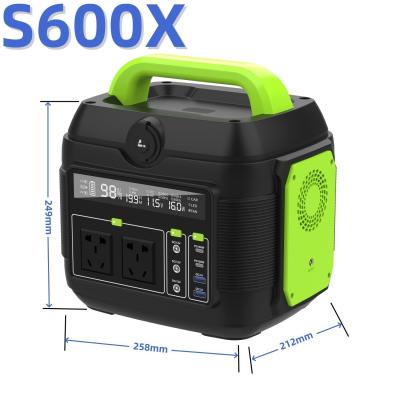 China 600W Lithium Battery MPPT Camping Solar Charger with Direct USB DC AC Output 110V 220V for sale