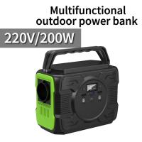 China 200W Portable Power Station Polymer Safe Battery Storage Power Bank with QC3.0 Output for sale