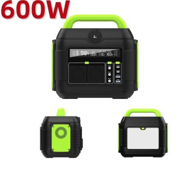 China Recyclable 2024 of 600W Power Station for Outdoor Home Solar Charging Treasure Generator for sale