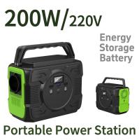 China 200W Outdoor Energy Storage Power Bank Portable Power Supply with Lithium-Ion Battery for sale