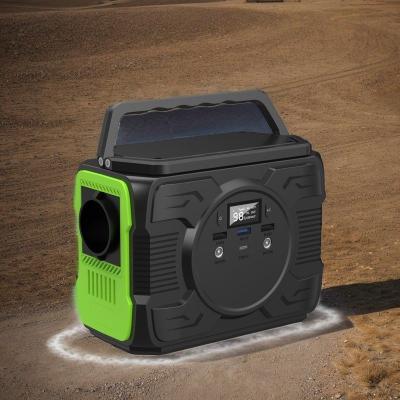 China 200W Powerstation Outdoor Camping Solar Generator with 48000mAh Battery and LED Light for sale