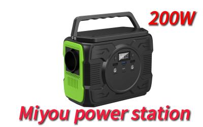 China Portable Renewable Energy Generator 200W/173wh Solar Energy Storage Mobile Power Supply for sale