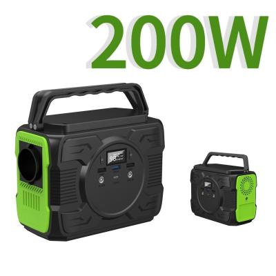 China Ternary Lithium Battery 200W Portable Generator UPS Type Power Station for Emergency for sale