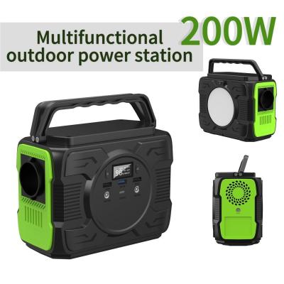 China 200W Lithium Battery Portable UPS Power Station Power Bank Generator for Market in Europe for sale