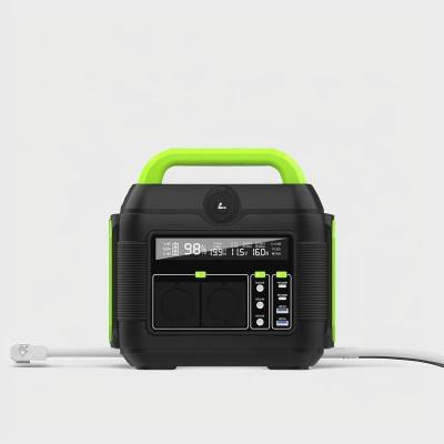 China Outdoor Solar Charging Portable Power Station with 600W Lithium Battery and Removable Pack for sale