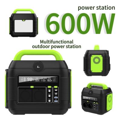 China 600W Outdoor Camping Portable Power Station Battery Removable May Not American Standard for sale