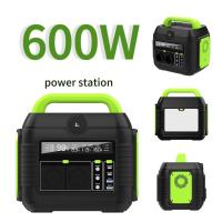 China 600W Outdoor Solar Generator Portable Power Bank for Mobile Phone Laptop Camping for sale