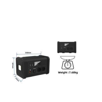 China 12V-13V/10A DC Output 700W/537.6wh Portable Power Station for Camping and Solar Power for sale